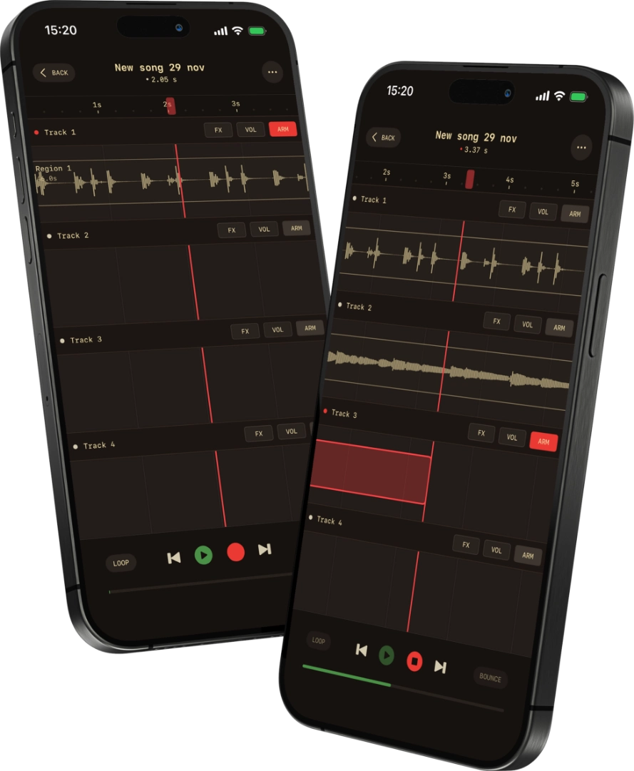 4TRACK - 4-Track Recorder for iPhone